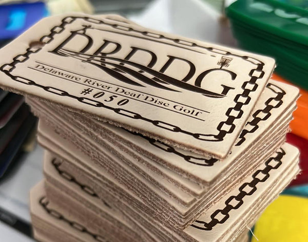 Leather Bag Tags – Phoenix Discs Disc Golf Store