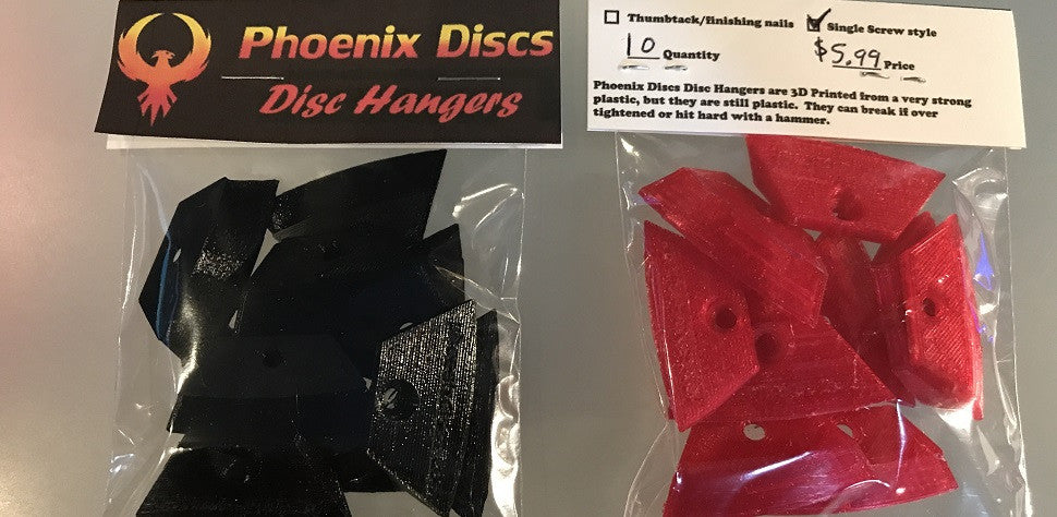 Phoenix Discs Custom Disc Golf Minis, Trophies, Disc Hangers, + more ...
